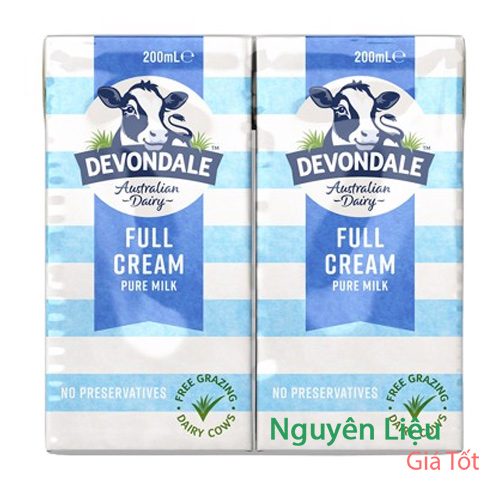 Sữa Tươi Devondale 200ml Nguyên Kem HẢO HẠNG - Xem Ngay